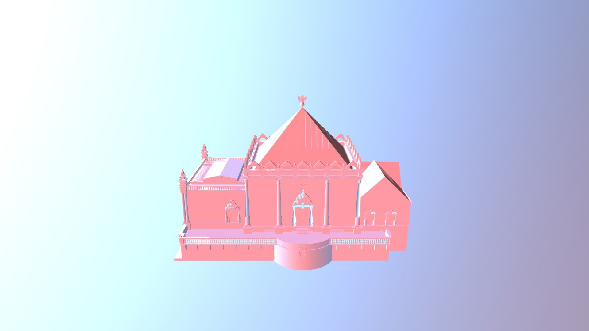 Pavilion Alone - 3D model by Roman.Minaev [6f09487] - Sketchfab