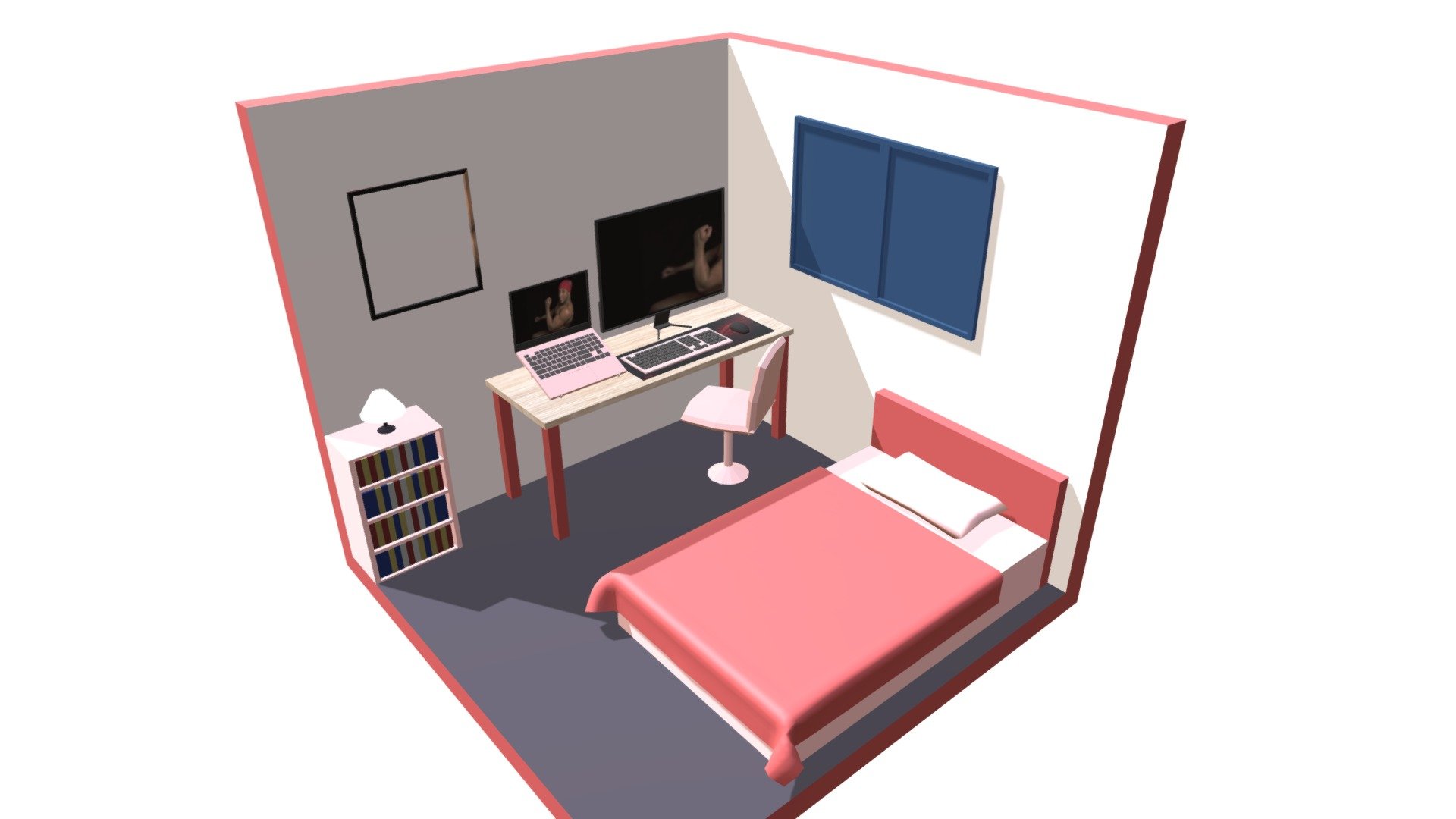 MY ROOM!!! - Download Free 3D model by Kanpat [6f0b496] - Sketchfab
