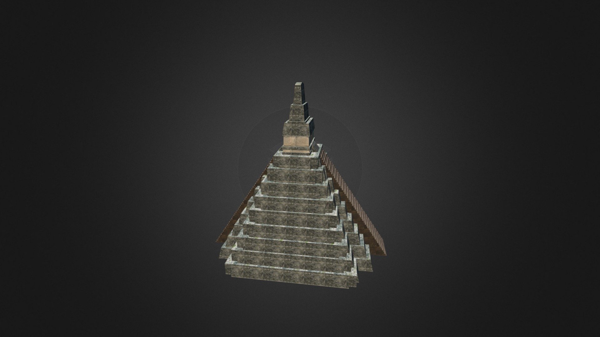 Temple Tikal 1 (Modif) - 3D model by favierromain [6f0e257] - Sketchfab