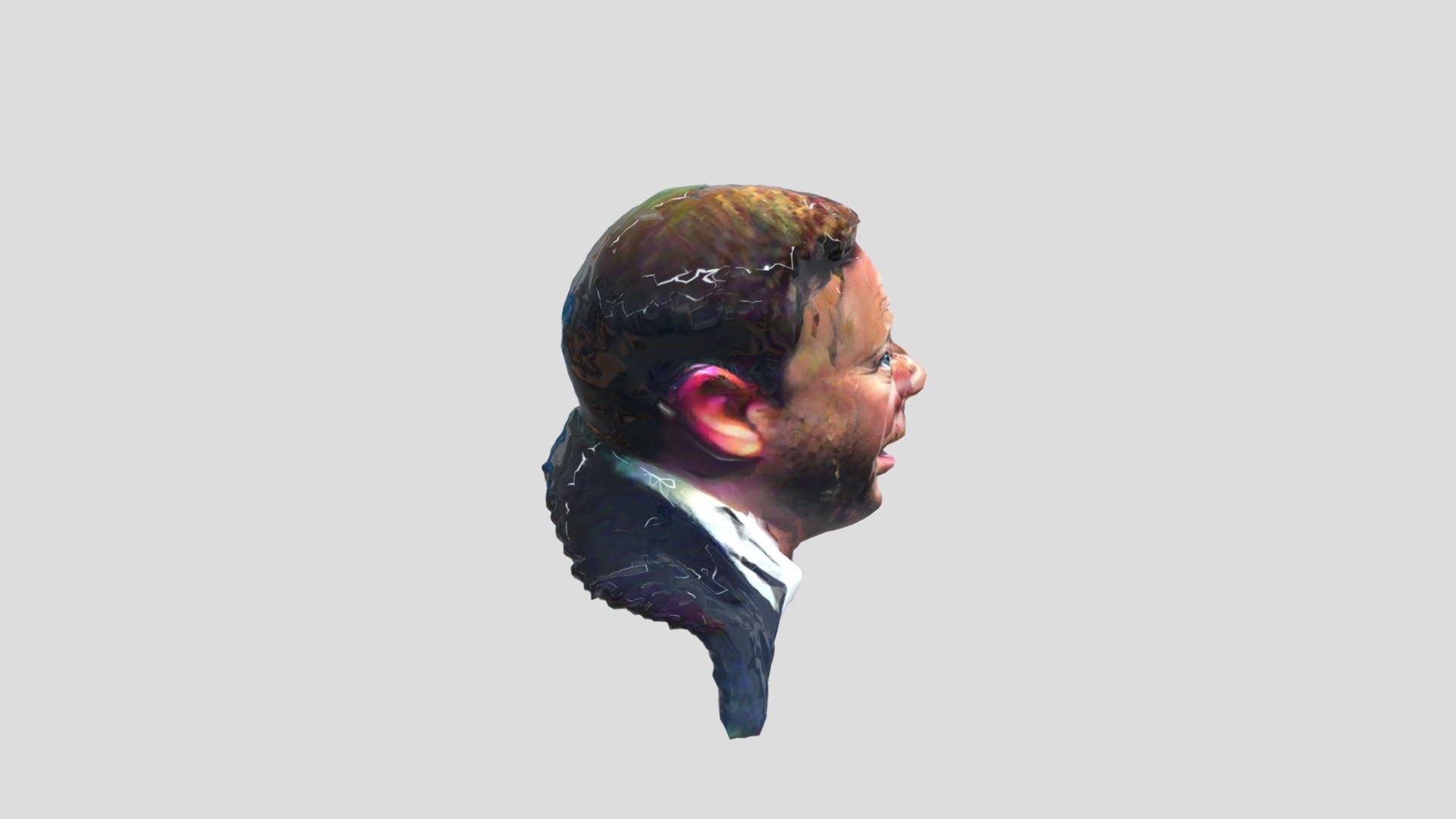 Alex Jones Bust - Download Free 3D model by 0ddly [6f1085b] - Sketchfab