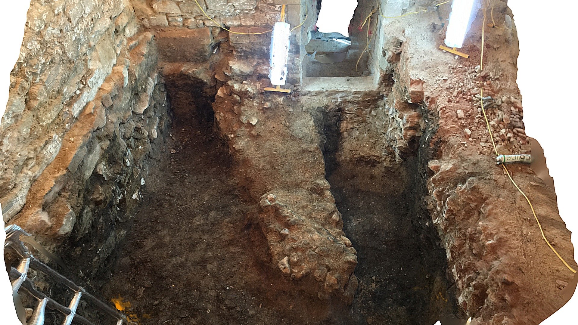 Medieval foundation, Rochester Cathedral Crypt* - 3D model by Rochester ...