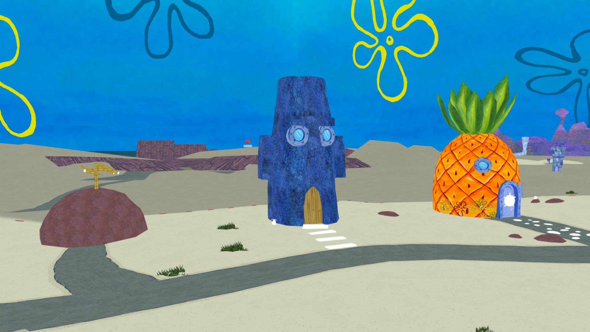 Sbfbb-Hub Bikini Bottom Bfbb HD Textures - 3D model by SMF Features ...
