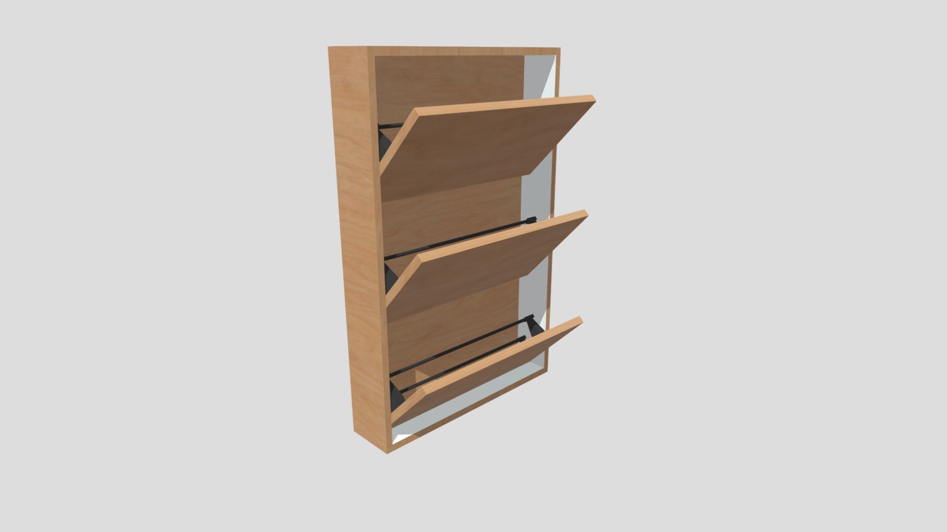Wooden shoe rack - Download Free 3D model by paolodl [6f13df8] - Sketchfab