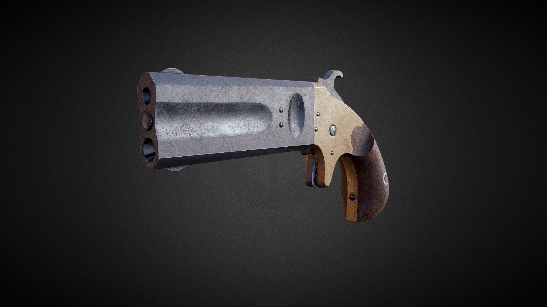 American Arms Double Barrel Derringer - 3D model by BSiorek [6f140ef ...
