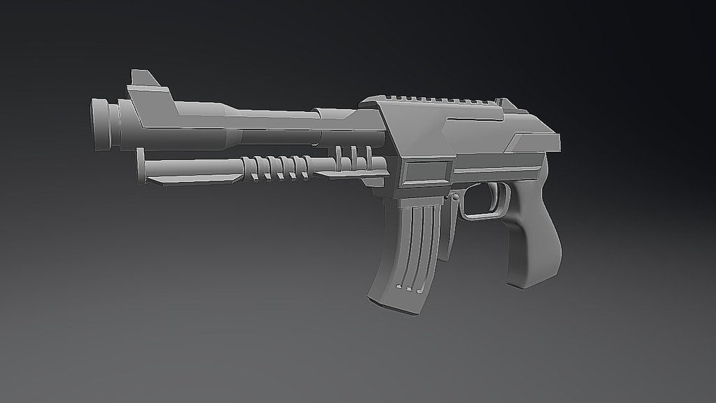 Pistol Concept (WIP) - 3D model by Z Axis Tech (@vonchickenbootz ...