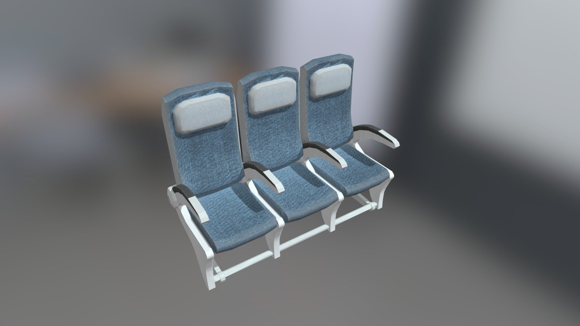 Airplane Chair - 3D model by tridentssurge [6f159d4] - Sketchfab