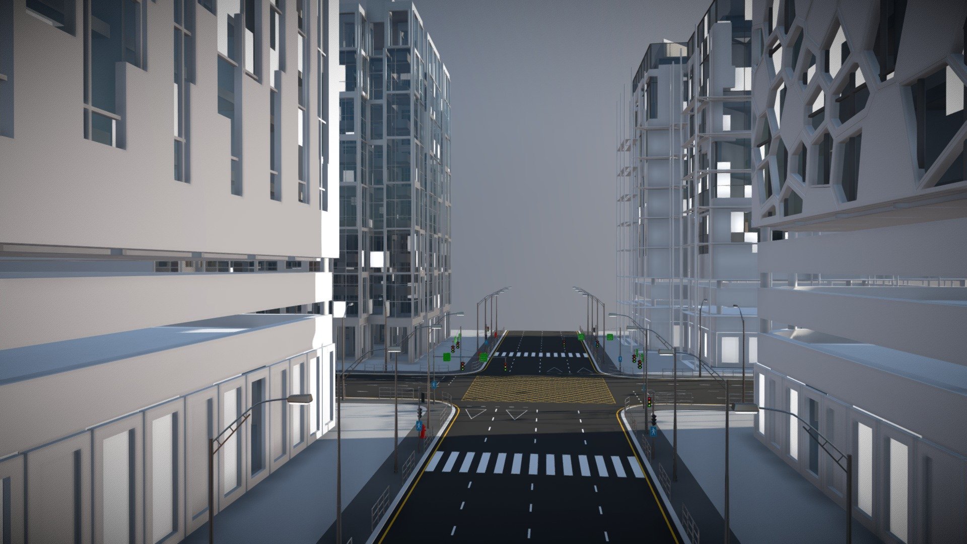 City Block 007 - Buy Royalty Free 3D model by Giimann [6f16a3f ...
