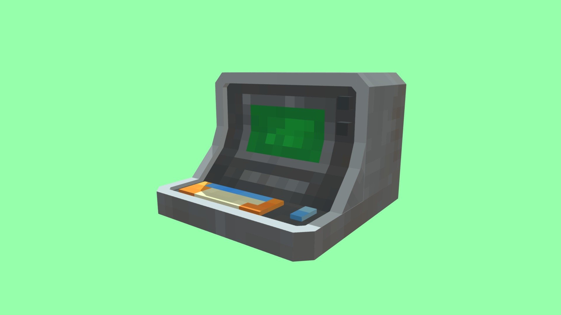 Minecraft Terminal - 3D model by carBENfiber [6f16ccb] - Sketchfab
