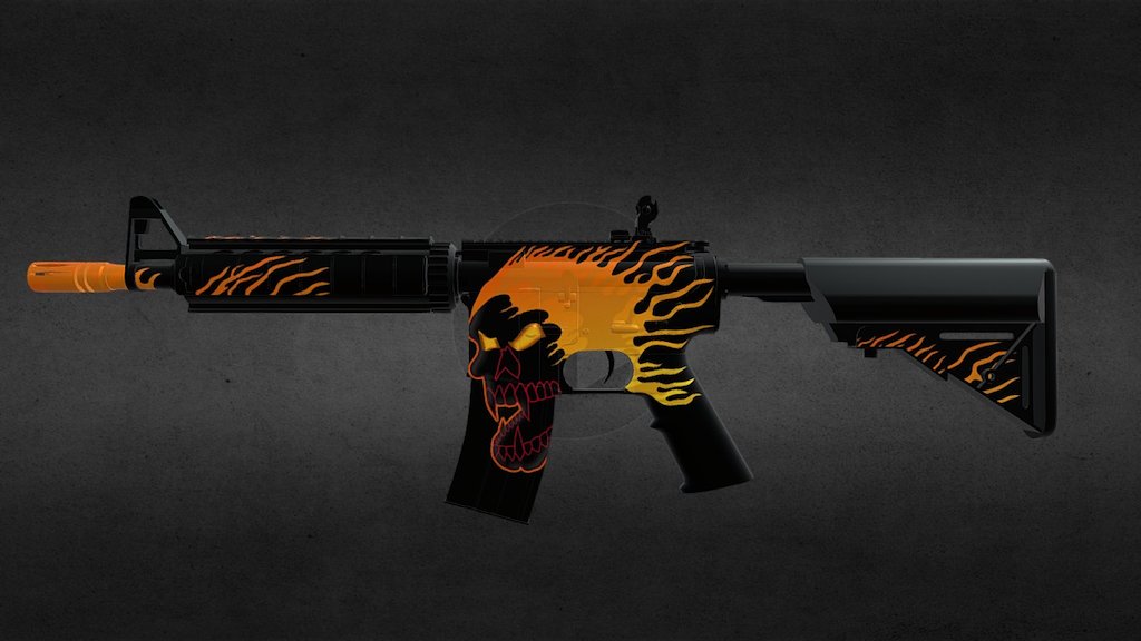 M4A4 | Agony - 3D model by ISterKula [6f1713e] - Sketchfab