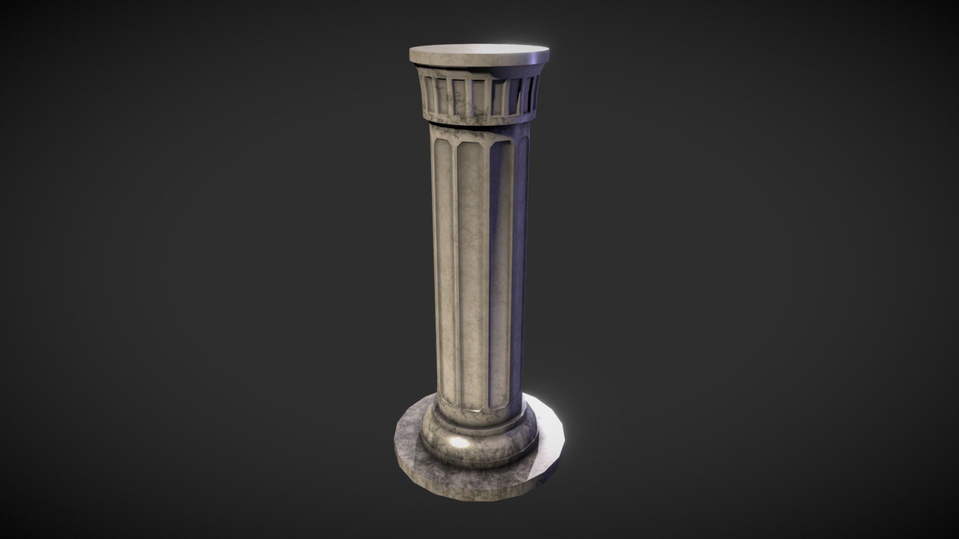 Pedestal - 3D model by Brandon Hurlburt (@burt) [6f1911c] - Sketchfab