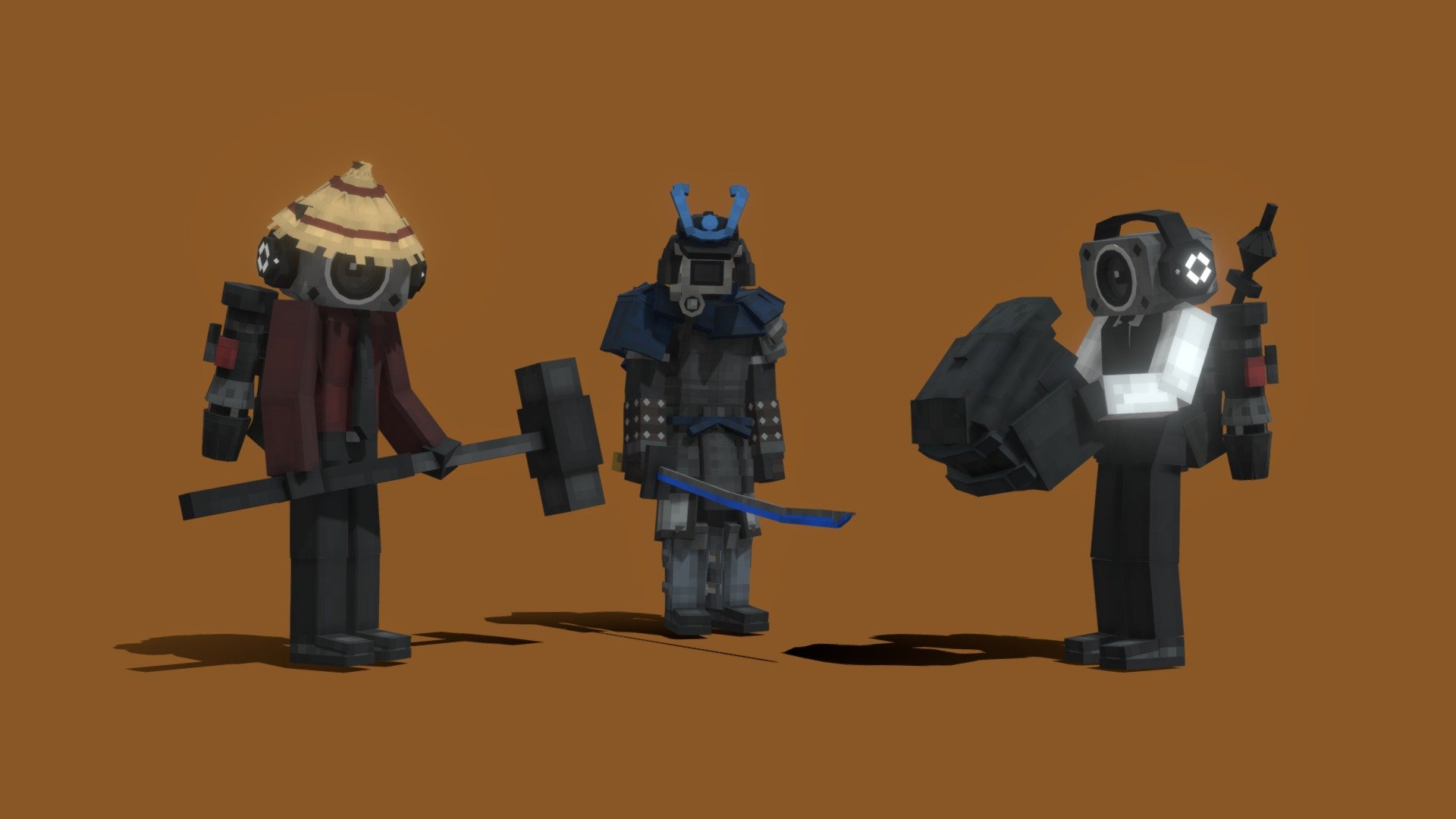 Samurai Cameraman - Download Free 3D model by Mr. Dreivar (@MrDreivar ...