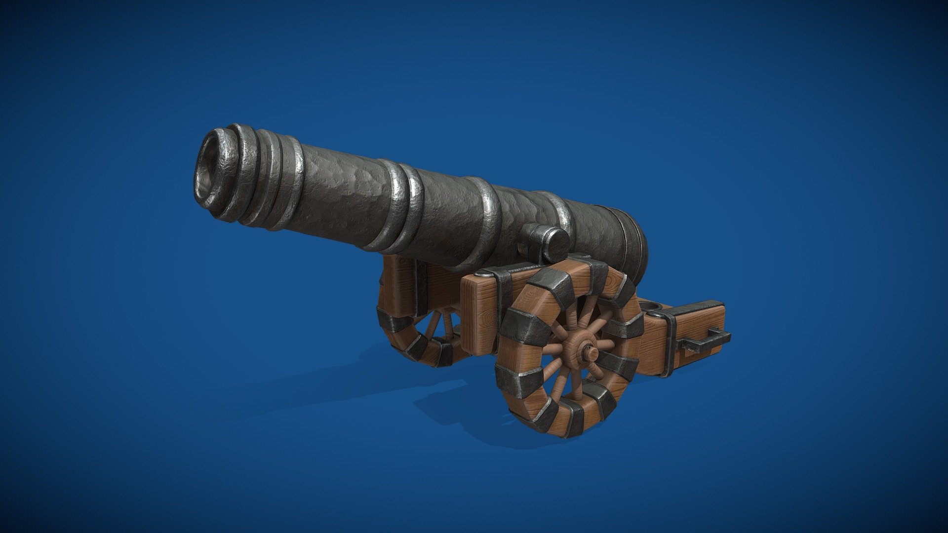 Stylized Cannon - 3D model by SharmaJi97 [6f1a319] - Sketchfab