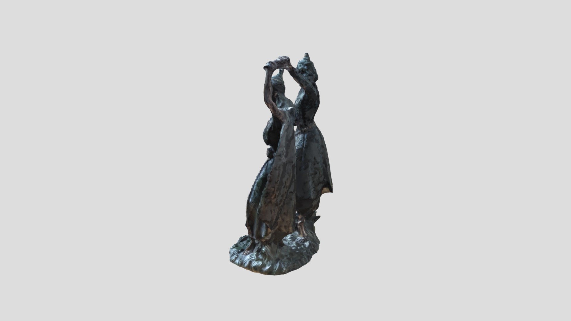 Dancing People statue - Download Free 3D model by coolman13 [6f1b306 ...