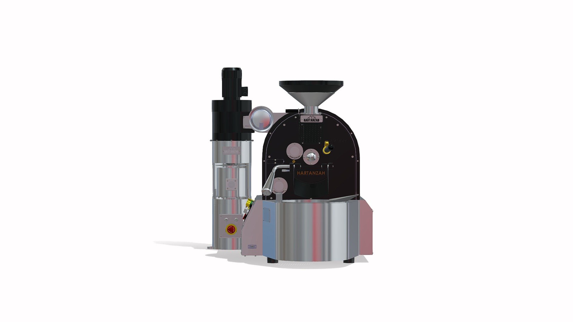 Hartanzah Danish 01 - 1 Kg Gas Coffee Roaster - 3D model by Hartanzah ...