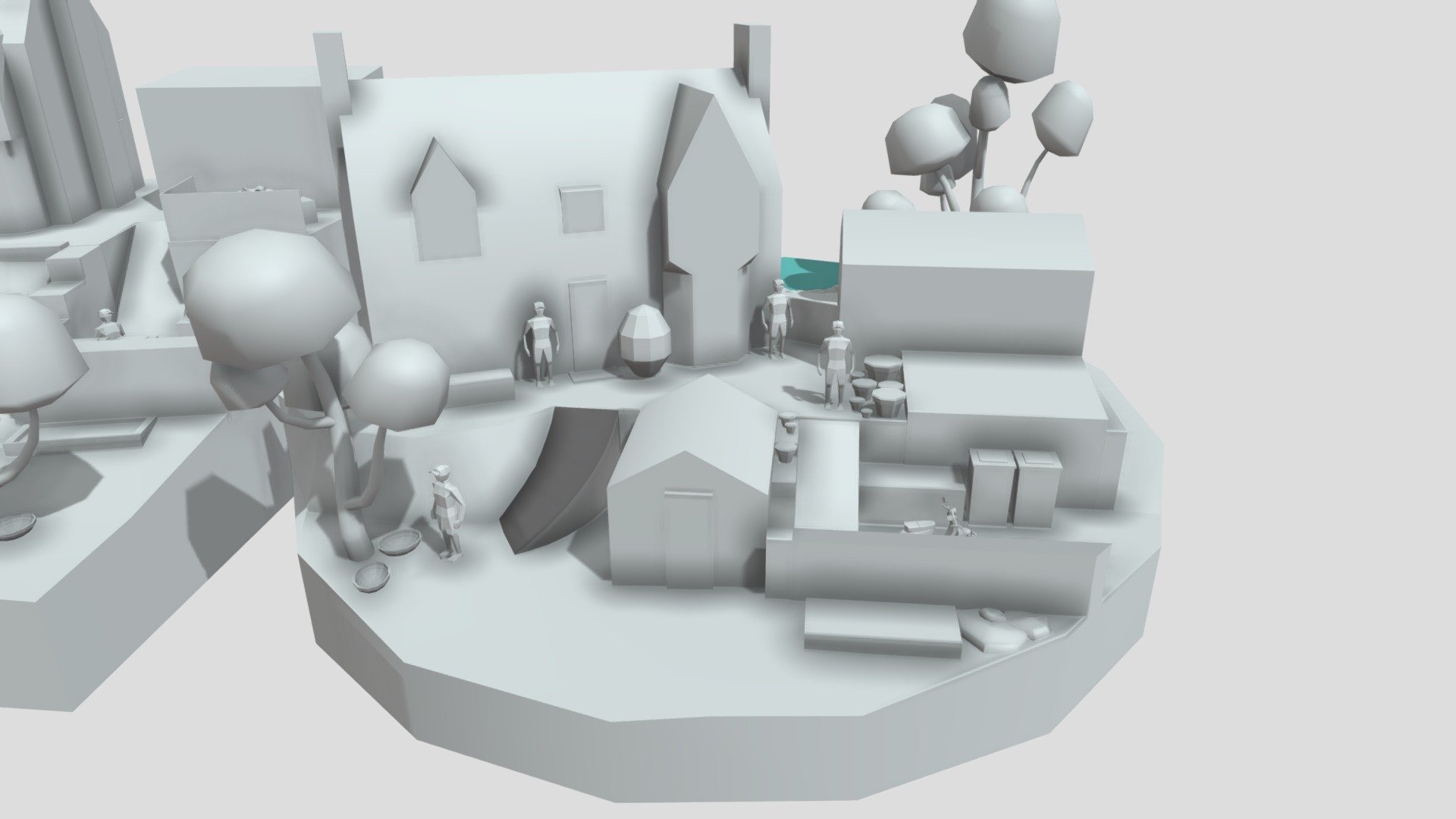 Grandma's House - Blockout - 3D model by Jonathan Streit ...