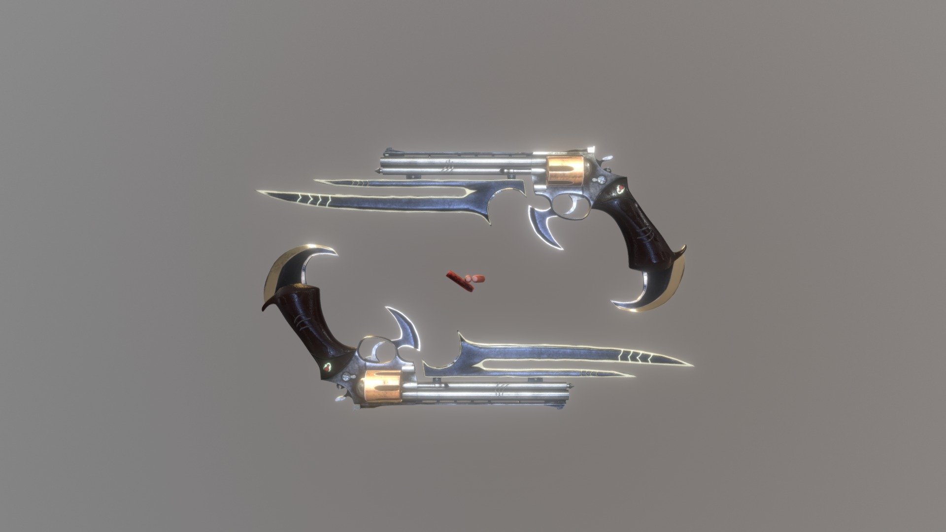 Werewolf Gun - Download Free 3D model by ZethroLix [6f1bc45] - Sketchfab