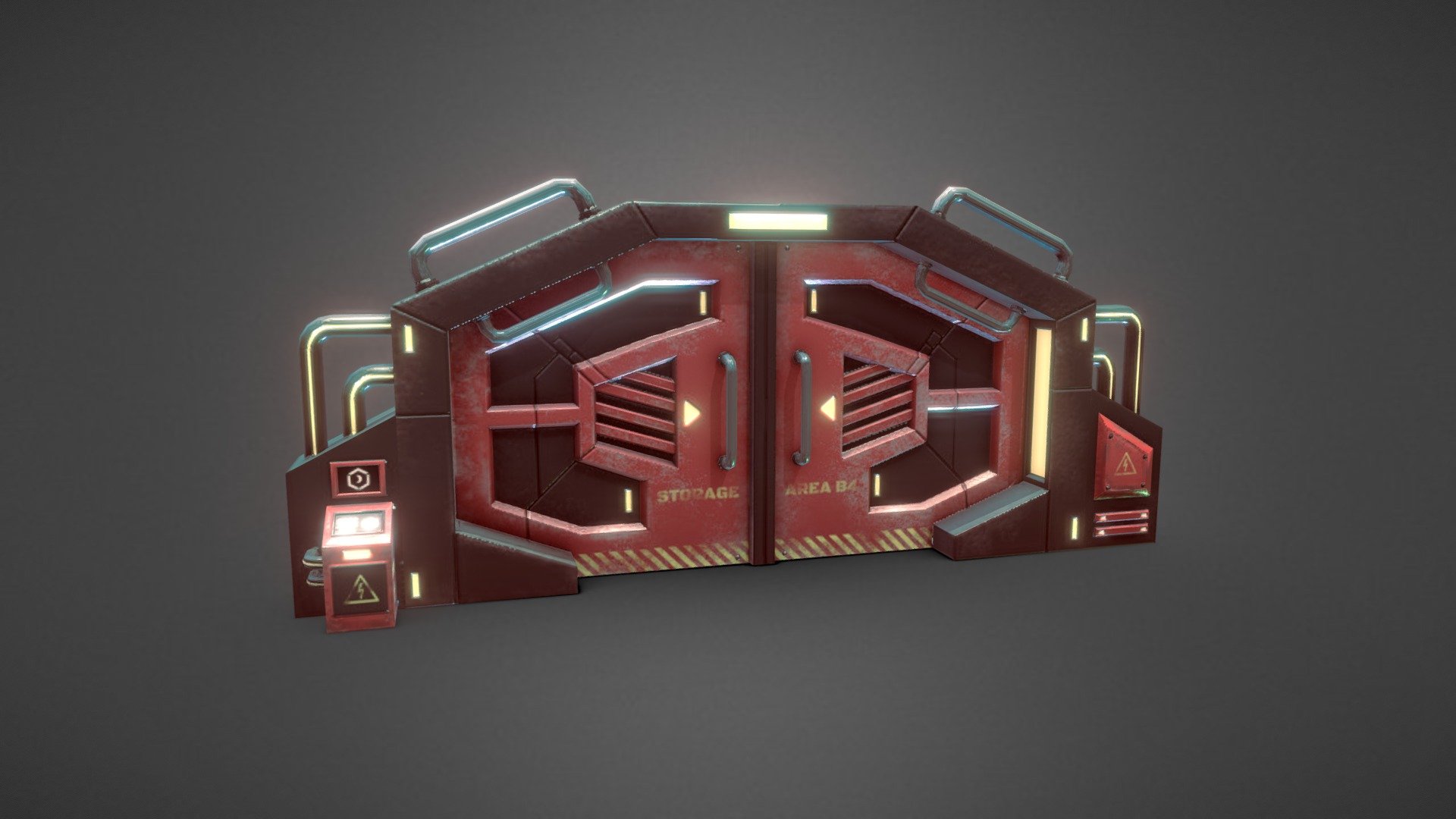 Science Fiction Door - 3D model by Handy.Paul [6f1c2cd] - Sketchfab