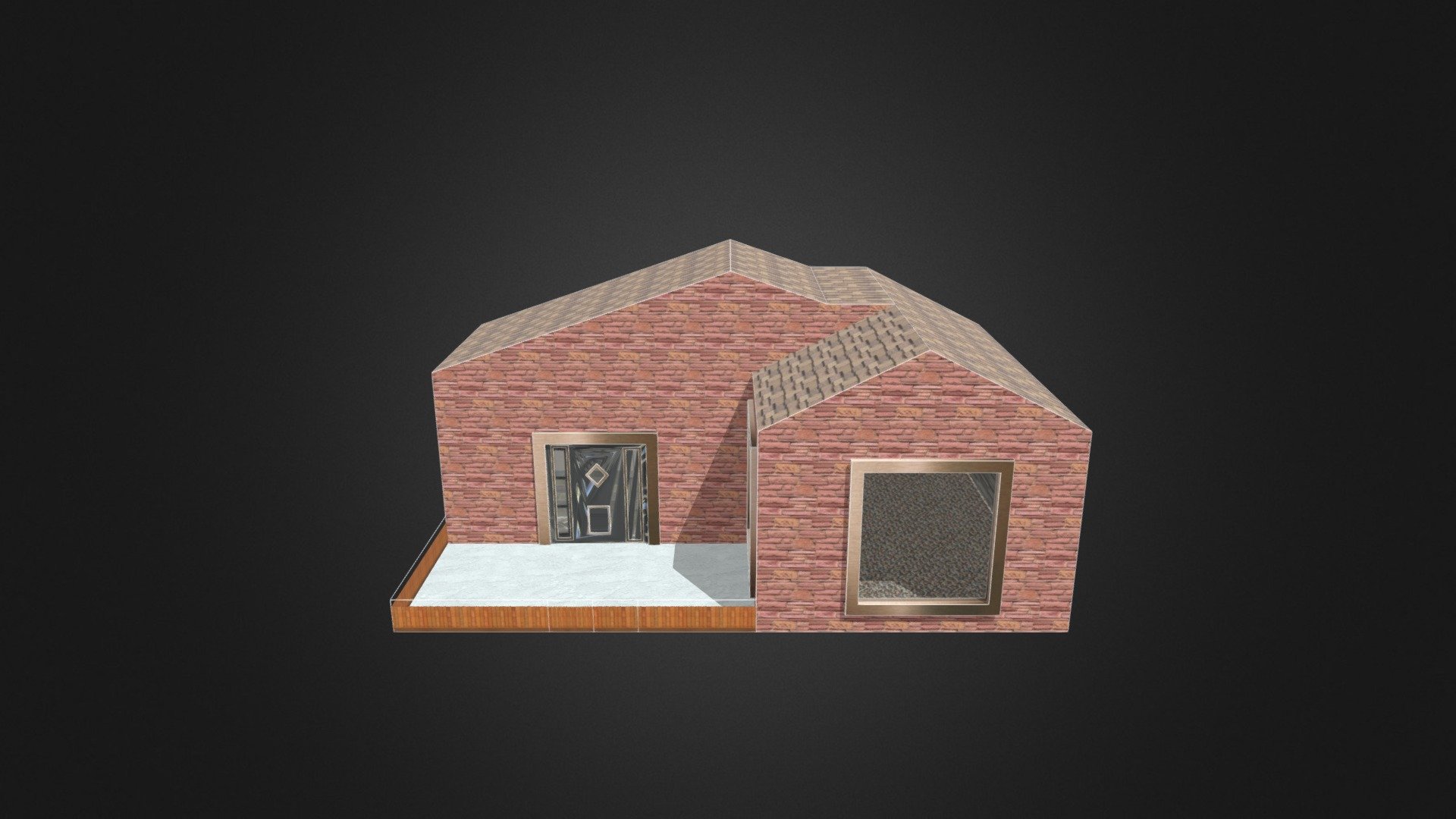 Simple 2 room house - Download Free 3D model by shirlanne [6f1c53e ...