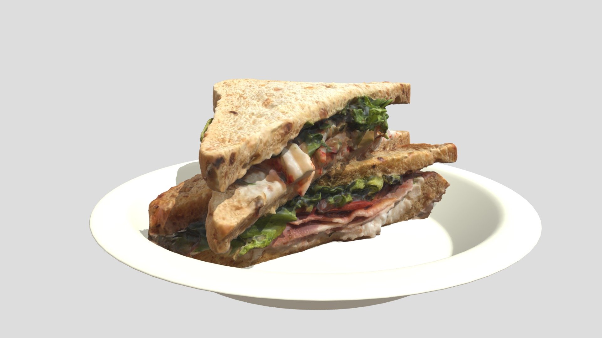 Sandwich - 3D model by hinleung [6f1d97c] - Sketchfab