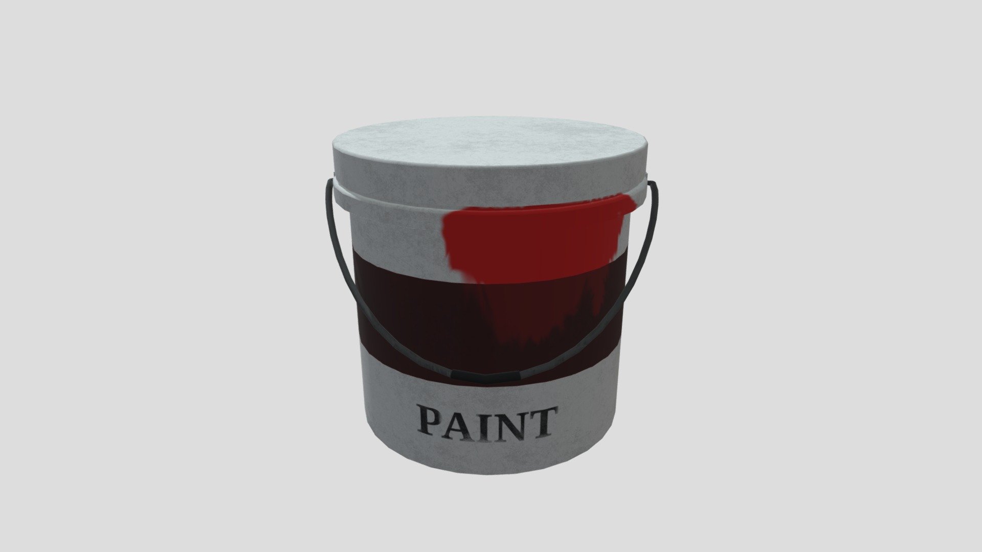 Bucket of paint - 3D model by Wiks (@wstan) [6f209ec] - Sketchfab