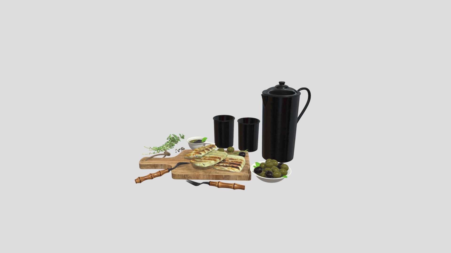 food set 13 AM217 Archmodel - Buy Royalty Free 3D model by Evermotion ...