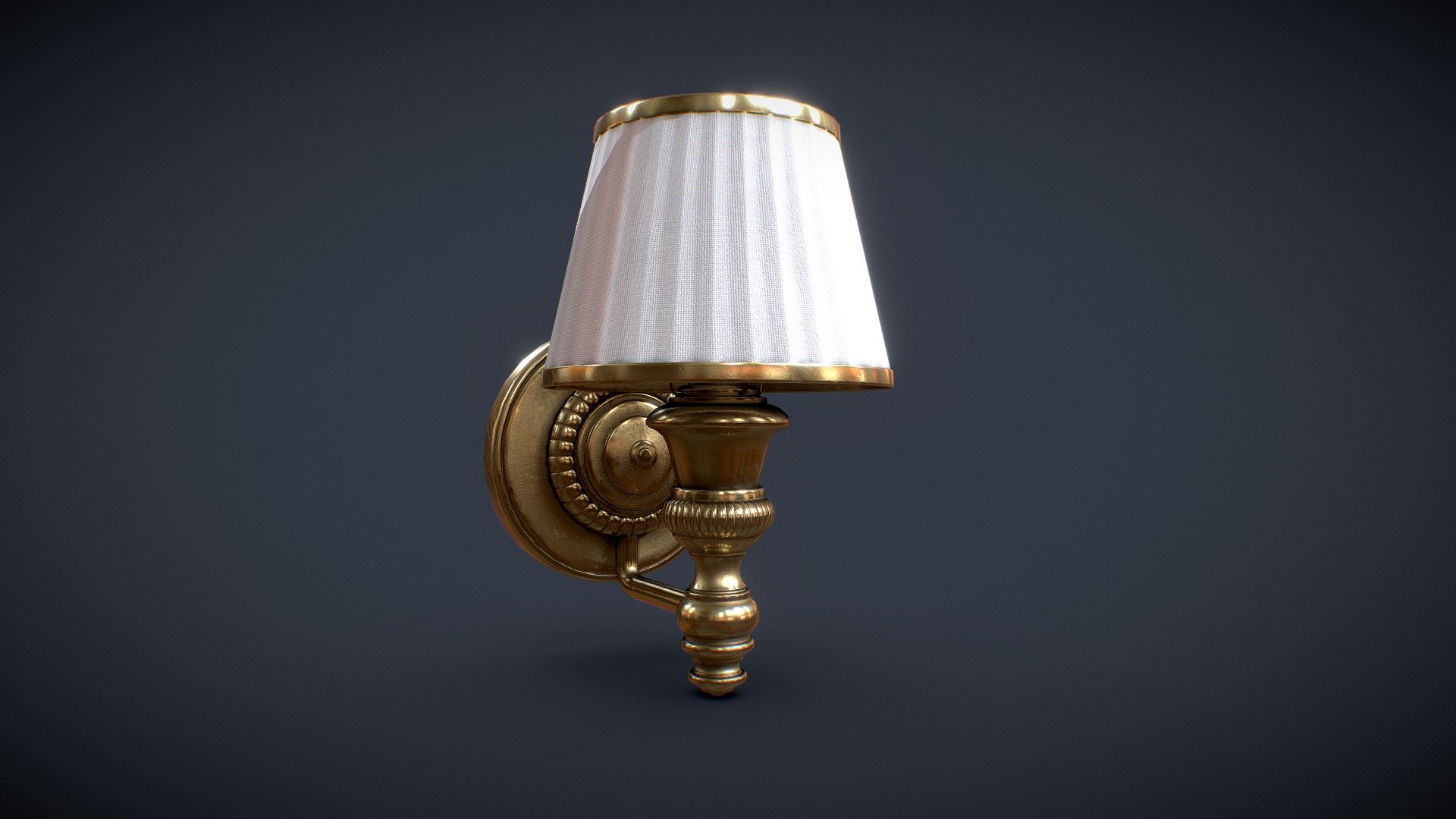 Lamp_Wall_Victorian - Buy Royalty Free 3D model by Elkandar [6f21389 ...