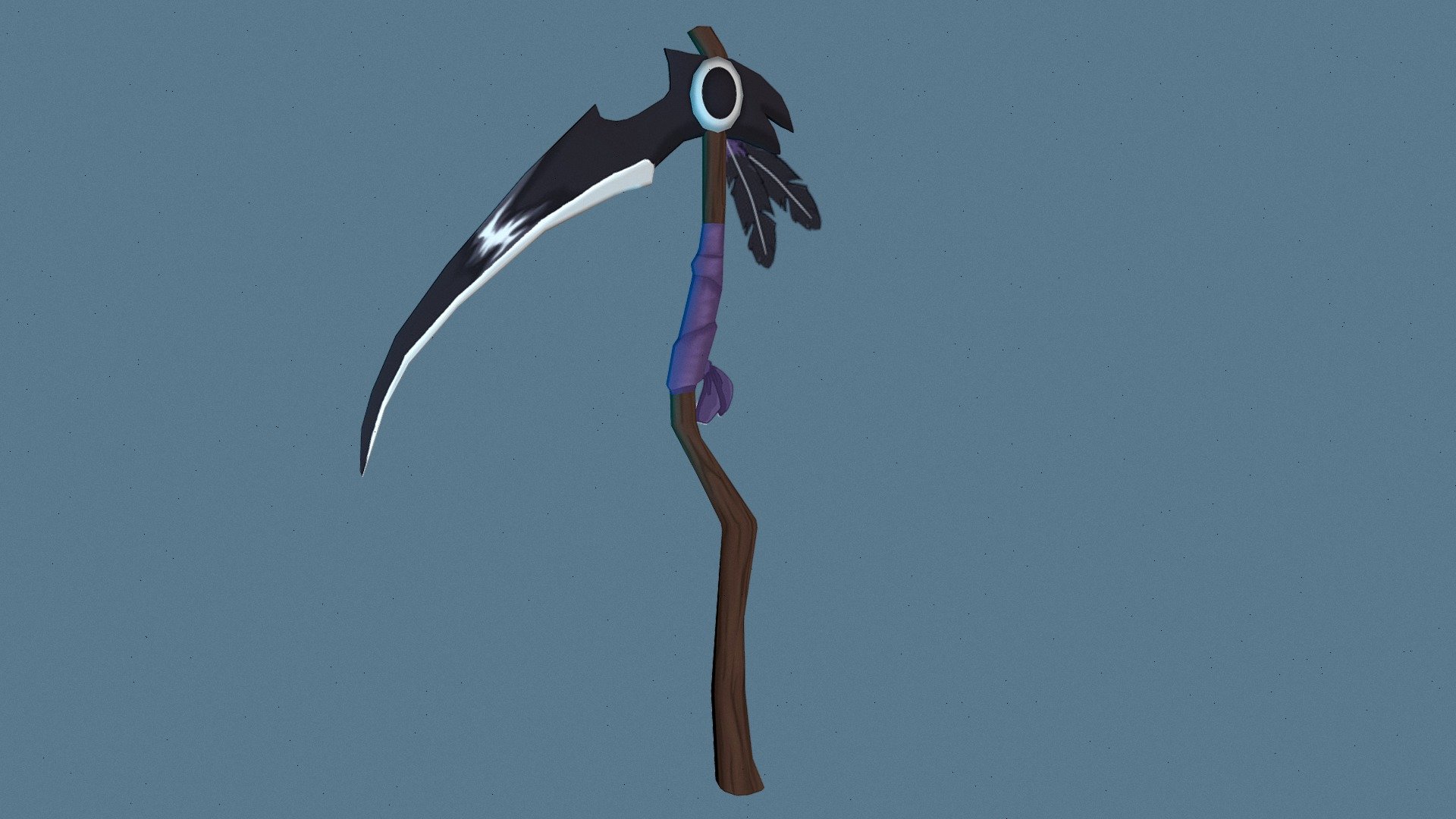 LowPoly Crow Scythe - 3D model by Goose (@UnluckilyAGoose) [6f21448 ...