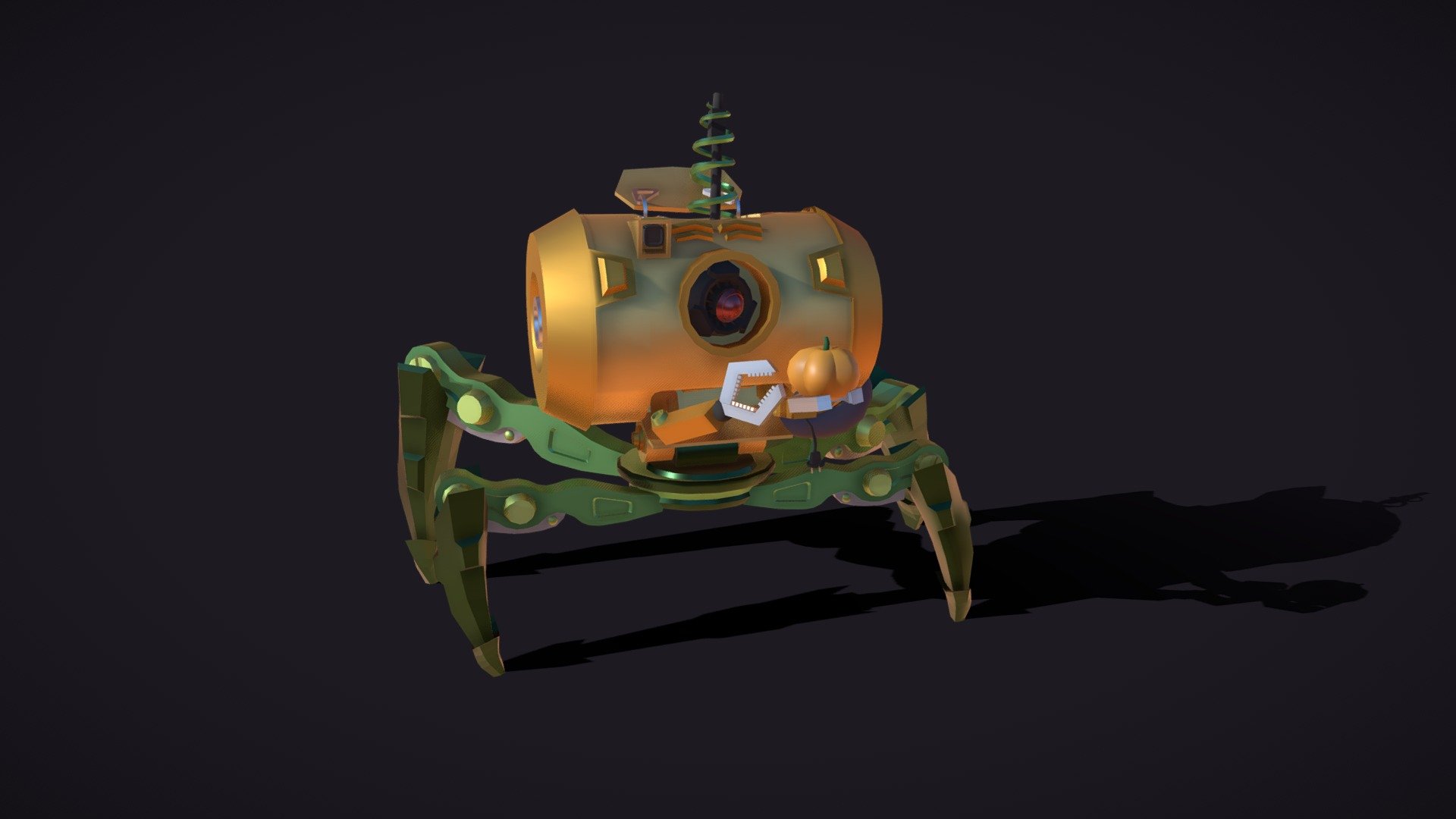 Detailed draft of pumpkin - Download Free 3D model by AgitoDi [6f215b5 ...