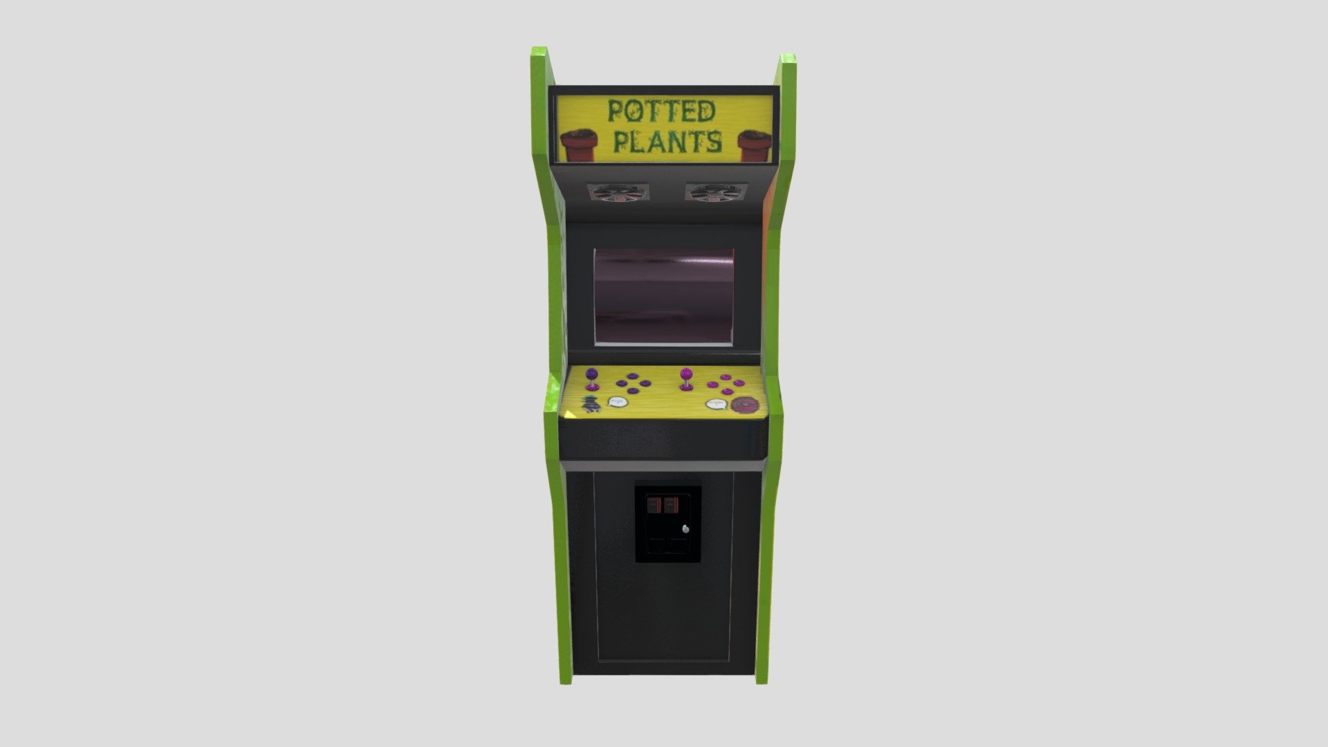 Textured Arcade - 3D model by RyanPryce (@Ryan_Pryce) [6f22b8f] - Sketchfab