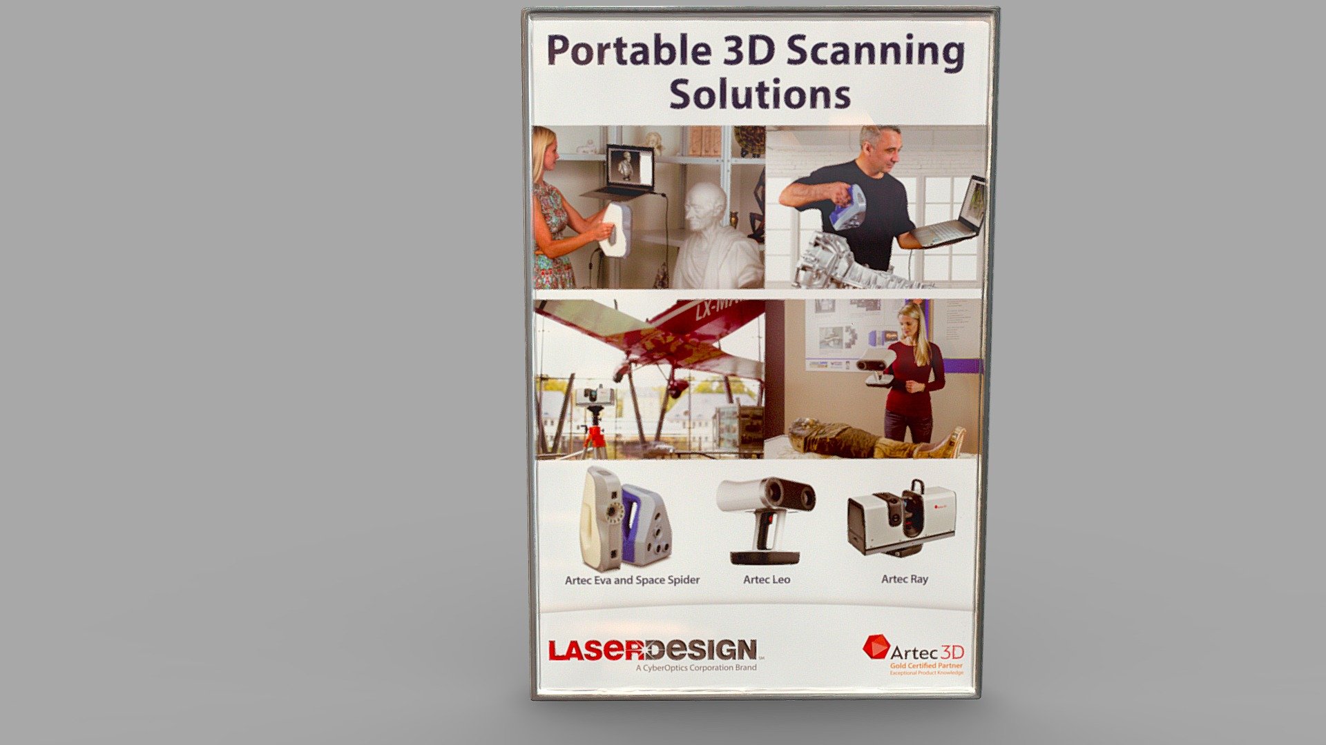 Poster 3D Scan Behind Glass - Download Free 3D model by Laser Design ...