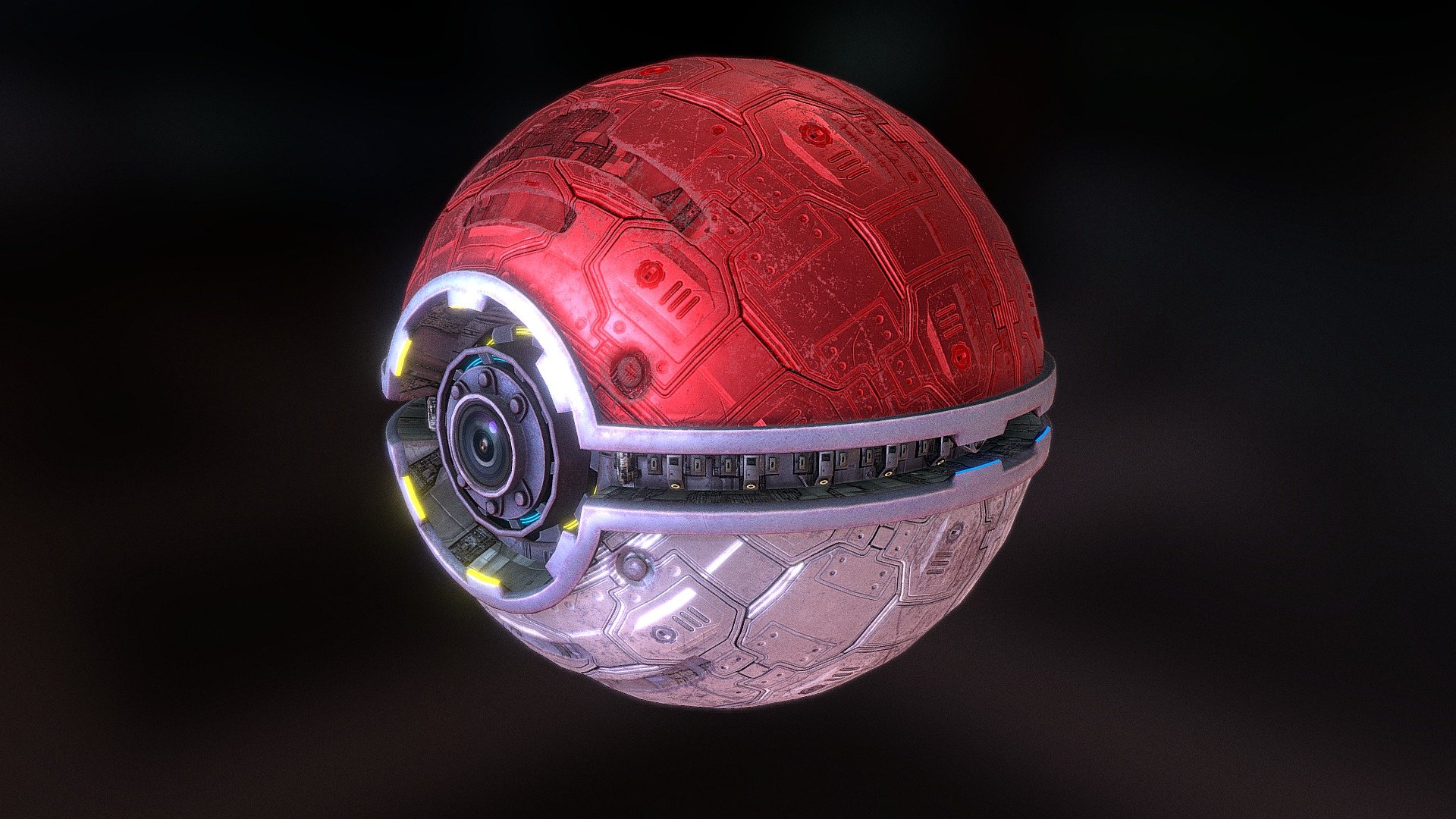 Pokeball Stylized - 3D model by asern_afri [6f27cad] - Sketchfab