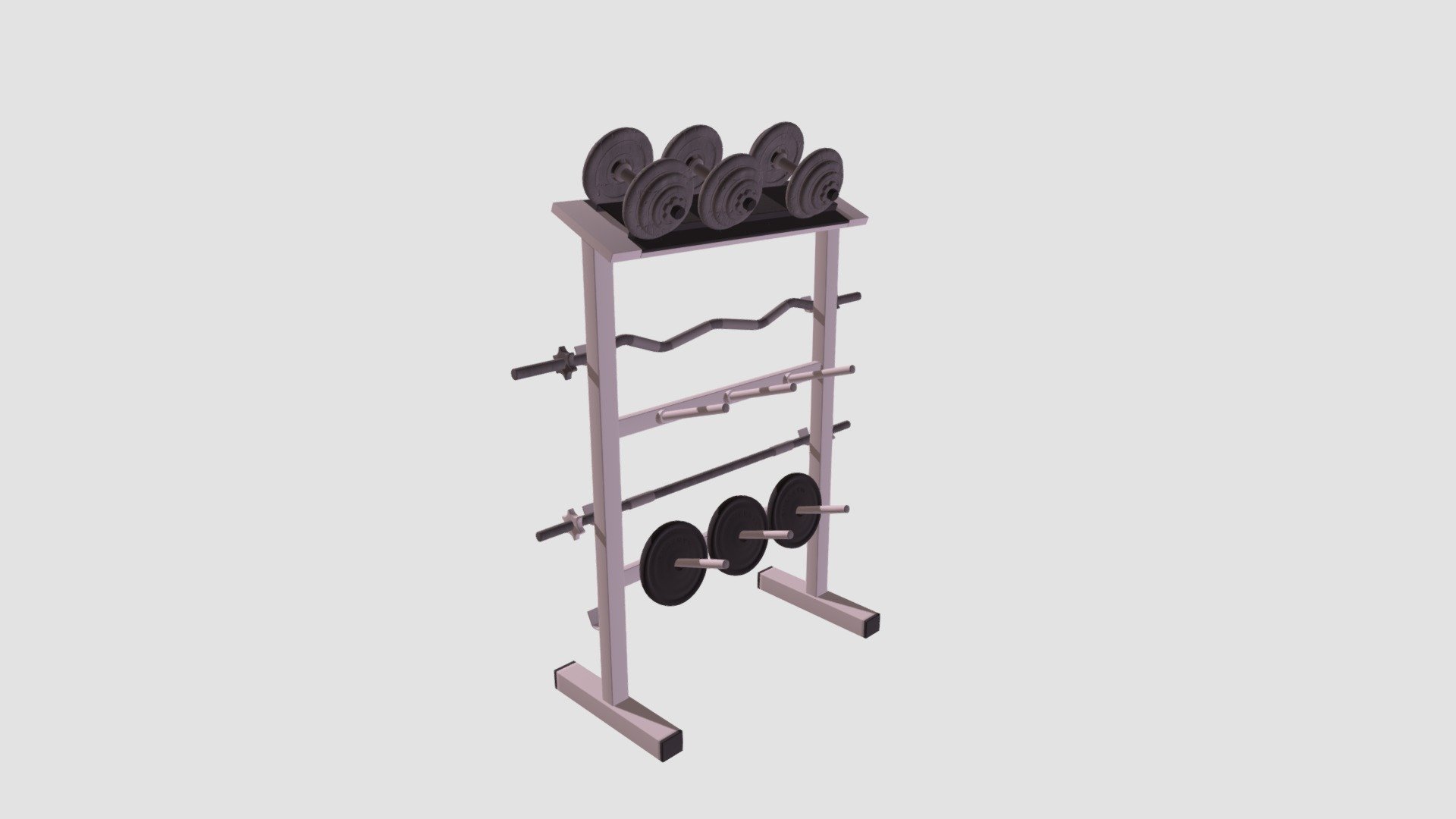 Gym equipment - Buy Royalty Free 3D model by Evermotion [6f28c10 ...