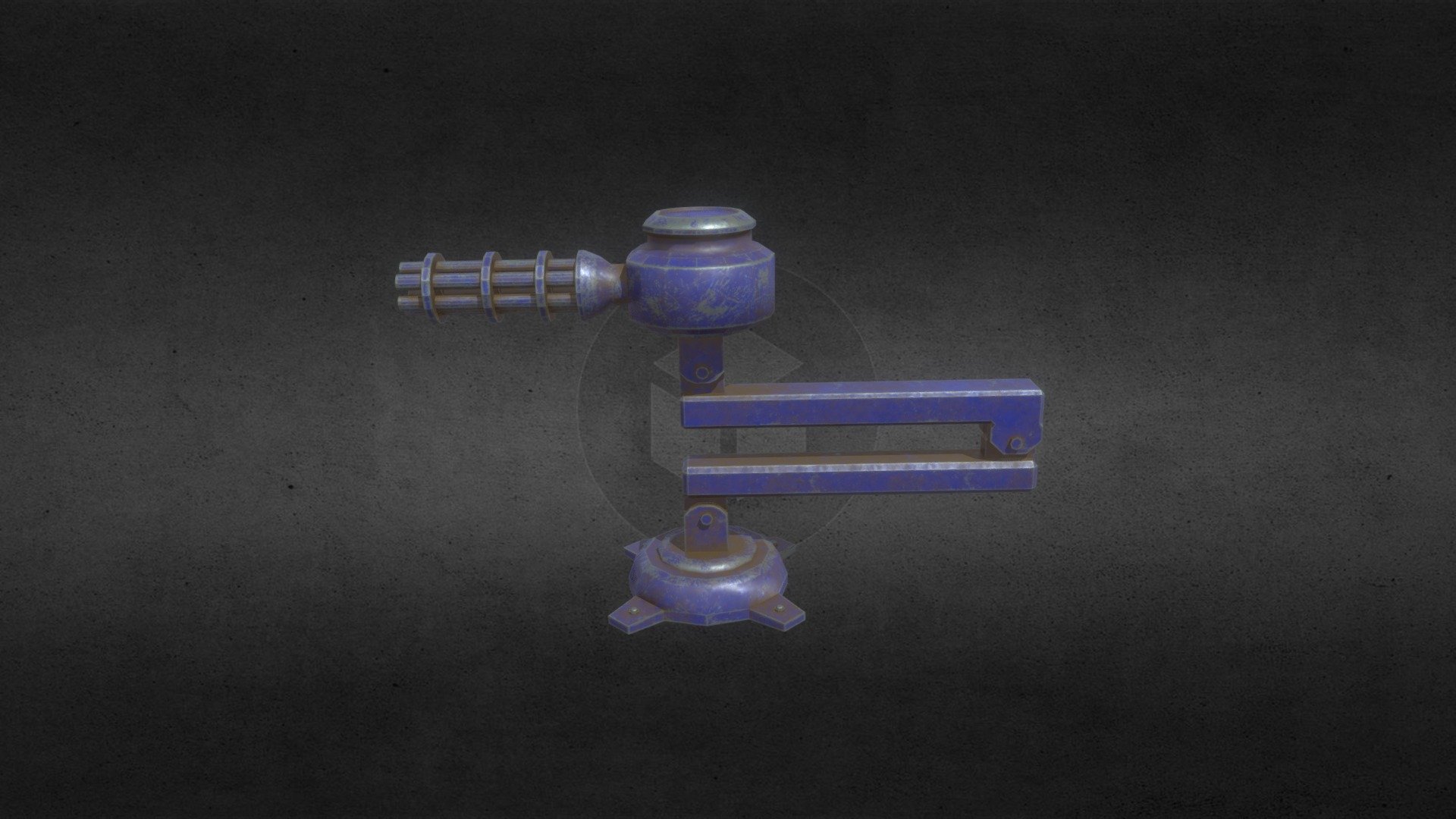 Animated Security Turret - 3D model by 1TStudio [6f2a5e0] - Sketchfab
