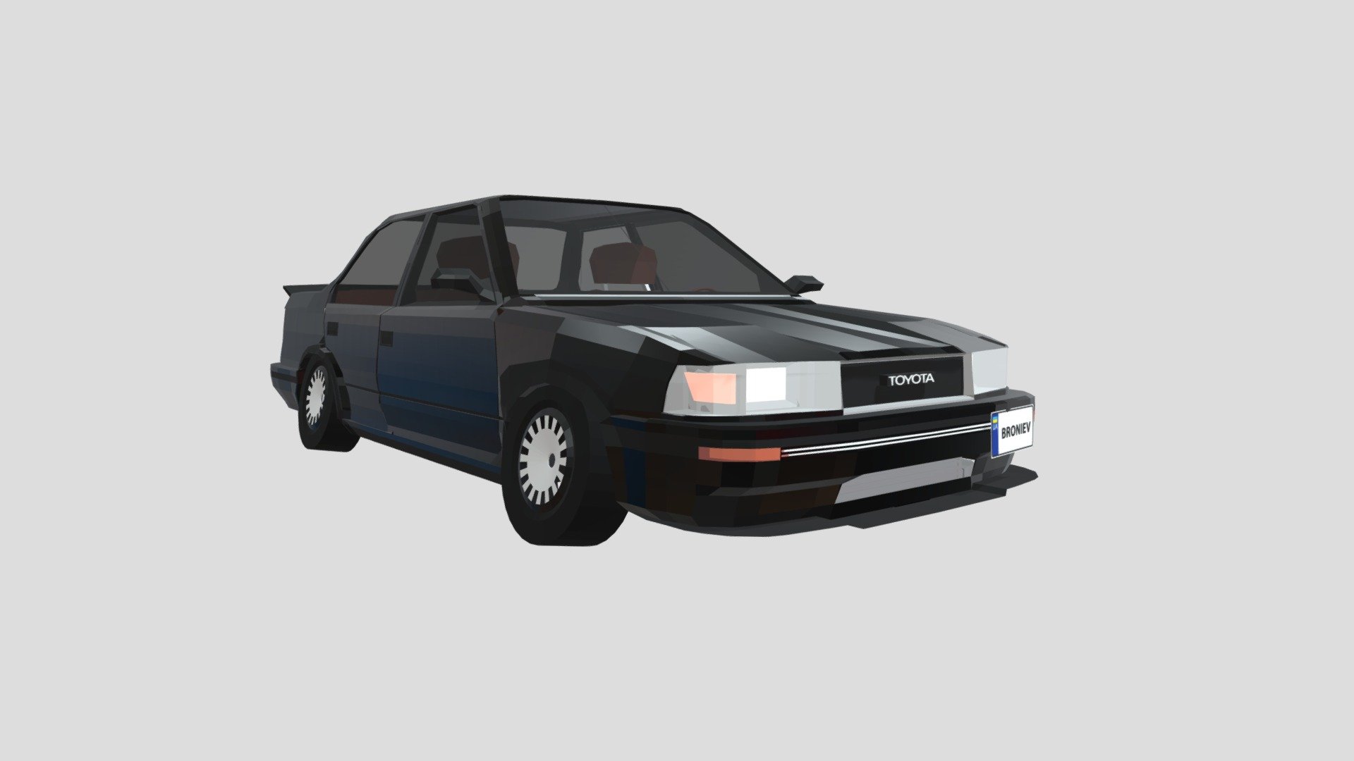 Tuned Toyota AE92 - Download Free 3D model by Broniev [6f2a81b] - Sketchfab