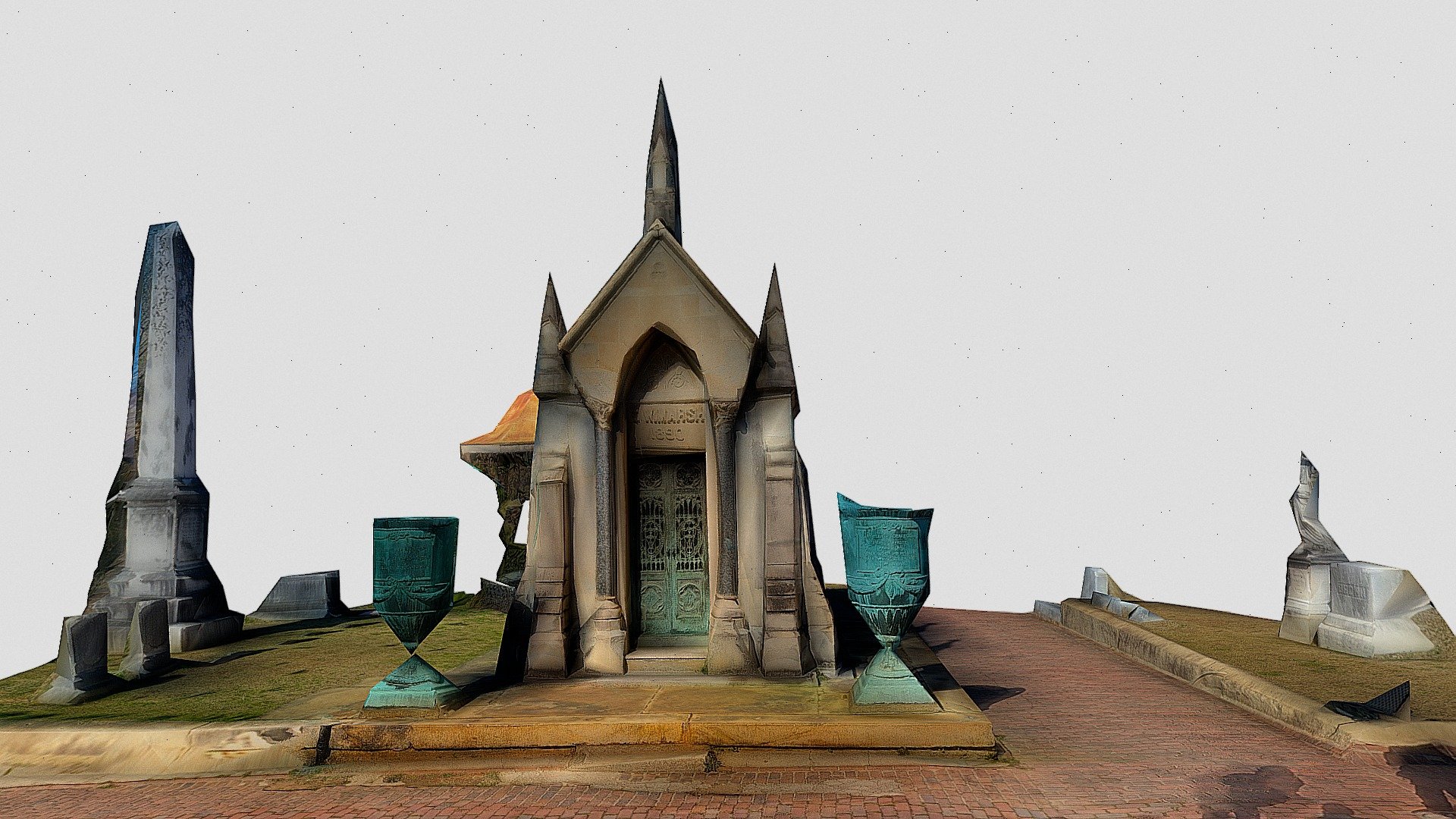 Mausoleum Model - 3D model by blackgirlpreserve [6f2b478] - Sketchfab