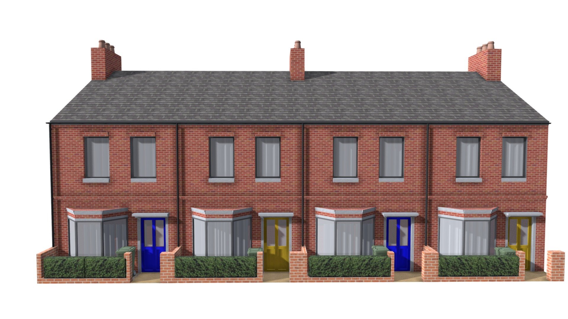 converted terraced housing types8 - 3D model by Capita Place ...
