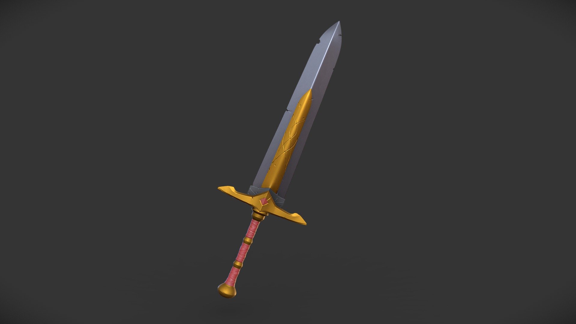Stylized Sword - Download Free 3D model by Moïse Dos Santos ...