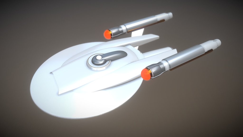 Starfleet Ship (practice modeling) - 3D model by zaraxxis [6f2ce12 ...