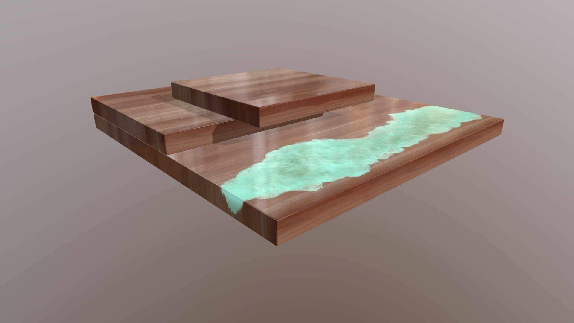 Modern epoxy resign table - Buy Royalty Free 3D model by CGKnuenz ...