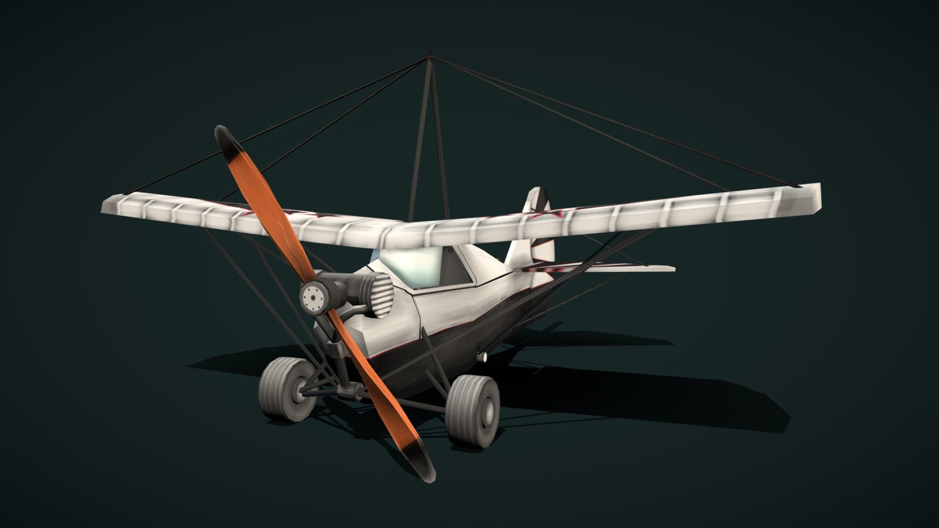 Flying Circus - Aeronca C-2 - 3D model by QMJedi [6f2fc9e] - Sketchfab