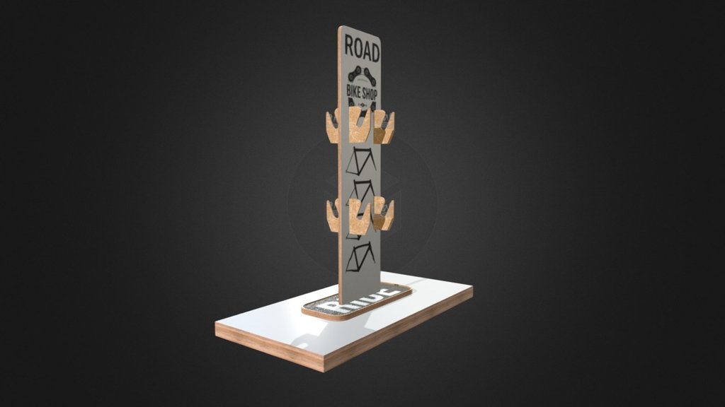 POS Road Frame Stand Only - 3D model by SuperCreative3D (@supercreative ...
