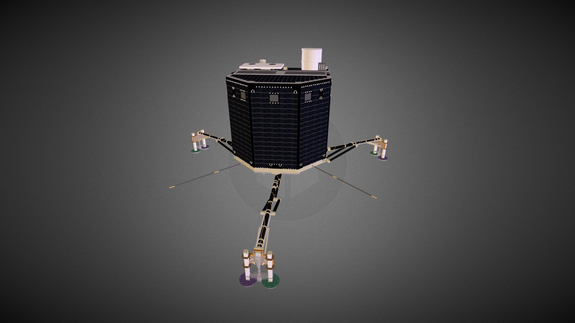 Philea Lander - 3D model by 3dmodelingfor3dprinting [6f3039f] - Sketchfab