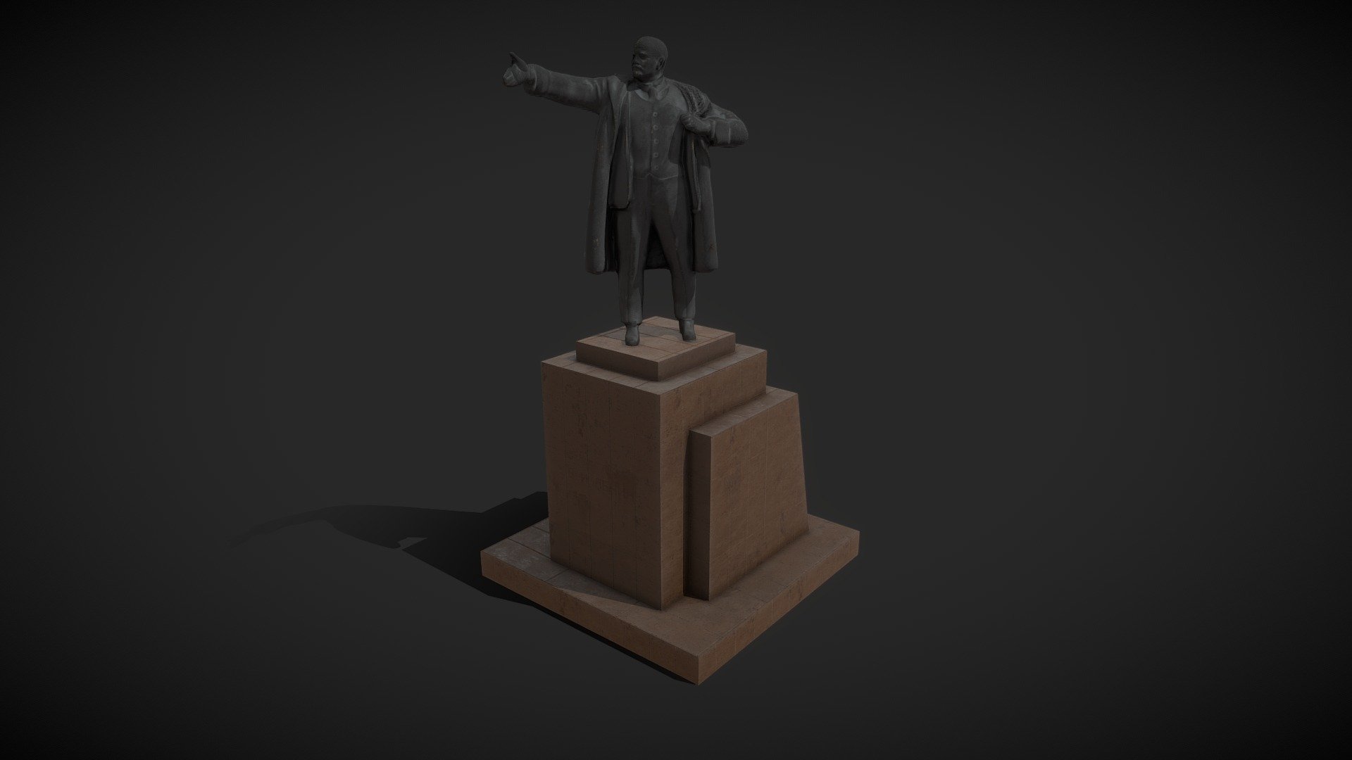 Lenin Statue - Download Free 3D model by spacelynxcanfly [6f3183e ...