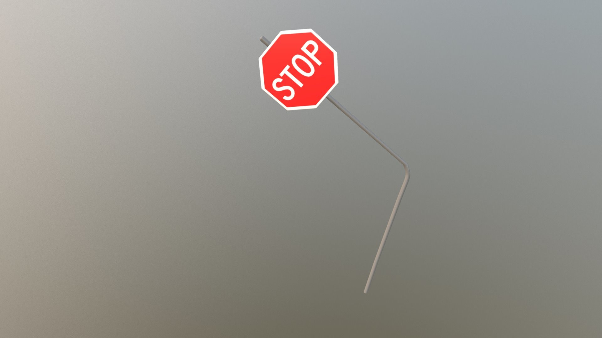 Broken Stop Sign - Download Free 3D model by elouisetrewartha ...