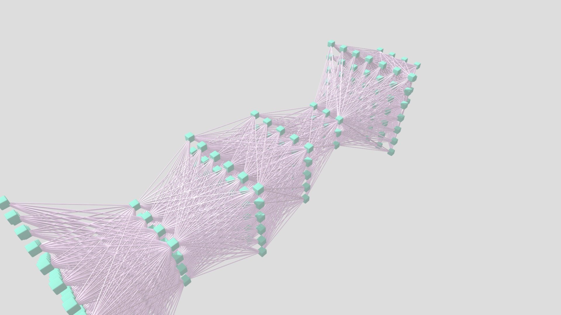 Fully Connected Neural Network Visualization 3d Model By Atdigit