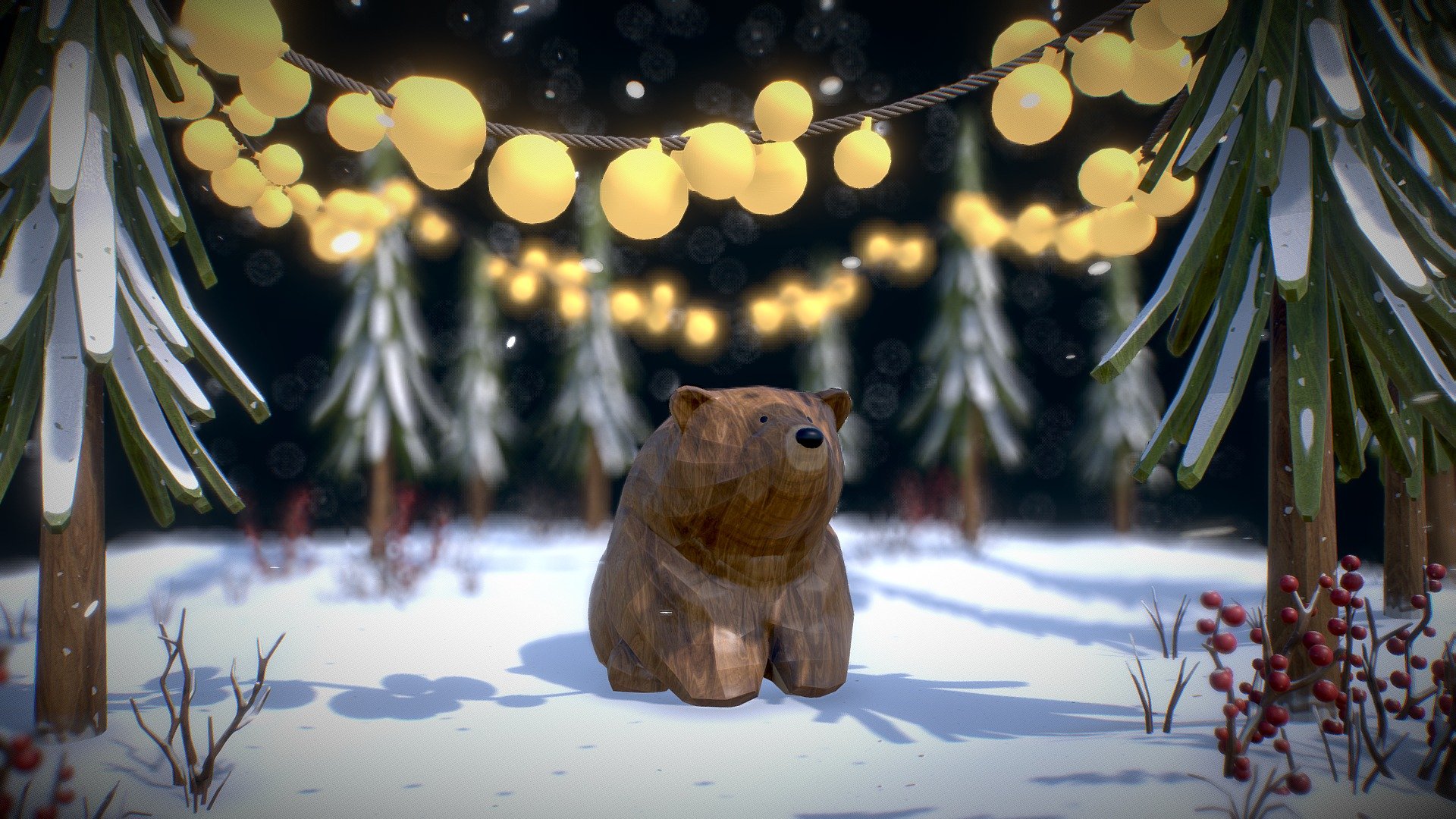 Winter Wonderland - 3D model by Karina (@KarynaTrychyk) [6f377a4 ...