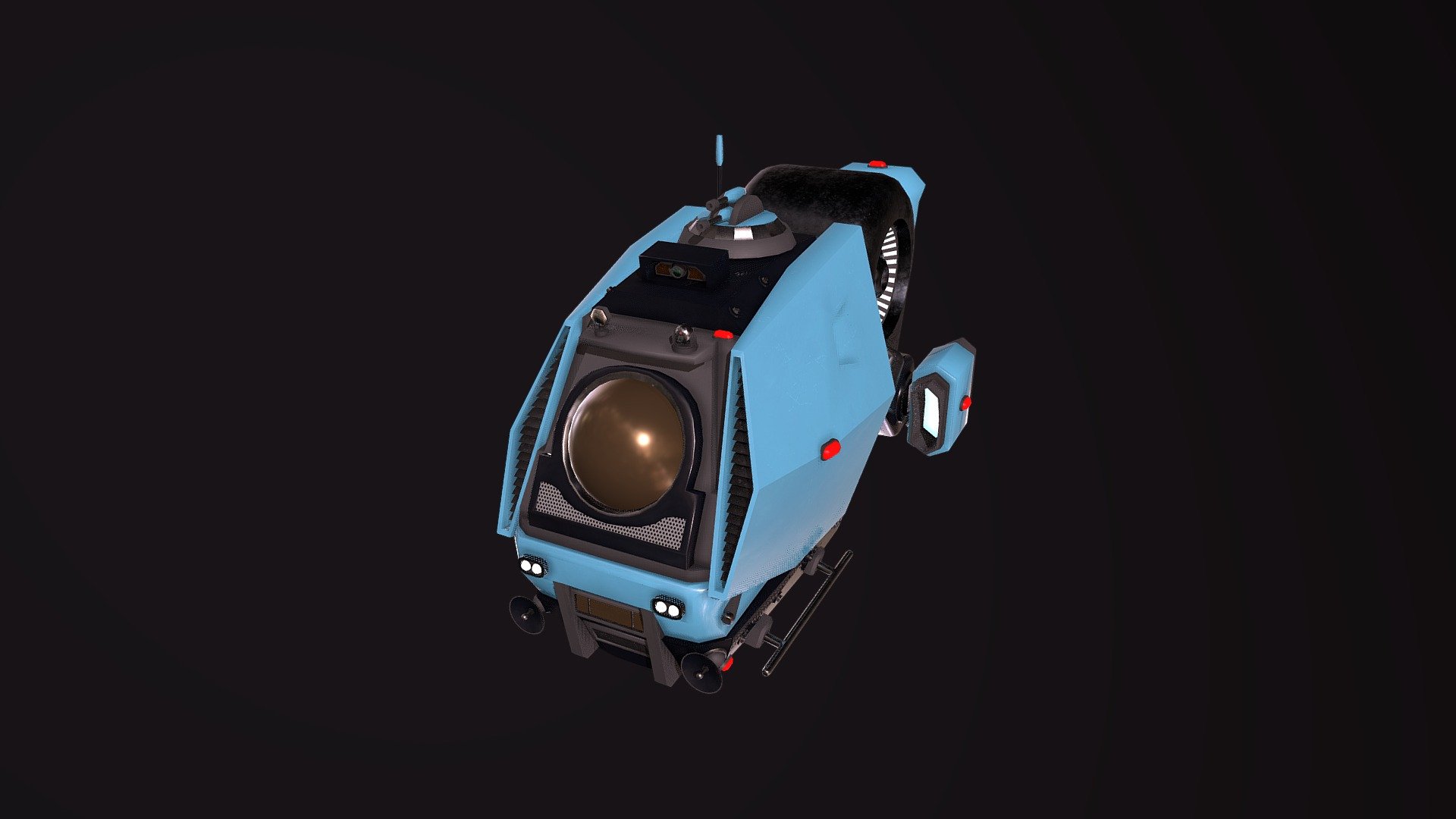 Space Ship Explorer - 3D model by WaunMan [6f37fc7] - Sketchfab