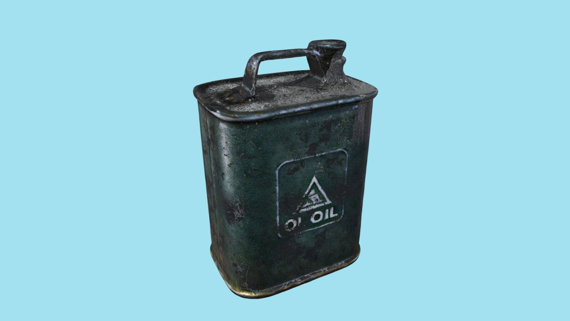 rusty oil can - Download Free 3D model by vicente betoret ferrero ...
