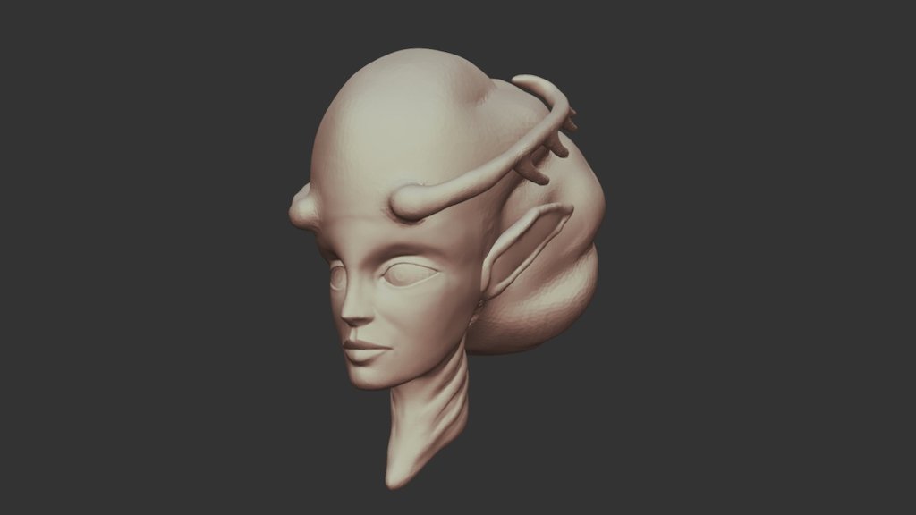 Detail-blockout Head 1 - 3D model by B Griffin (@grifterZ) [6f3a44c ...