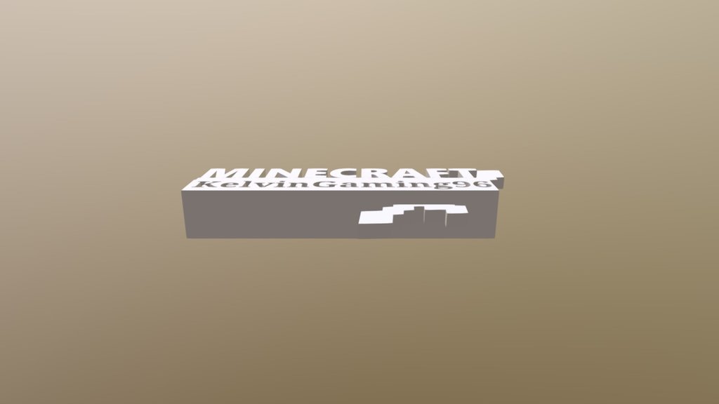minecraft nameplate - 3D model by licheukhotommy [6f3a89a] - Sketchfab